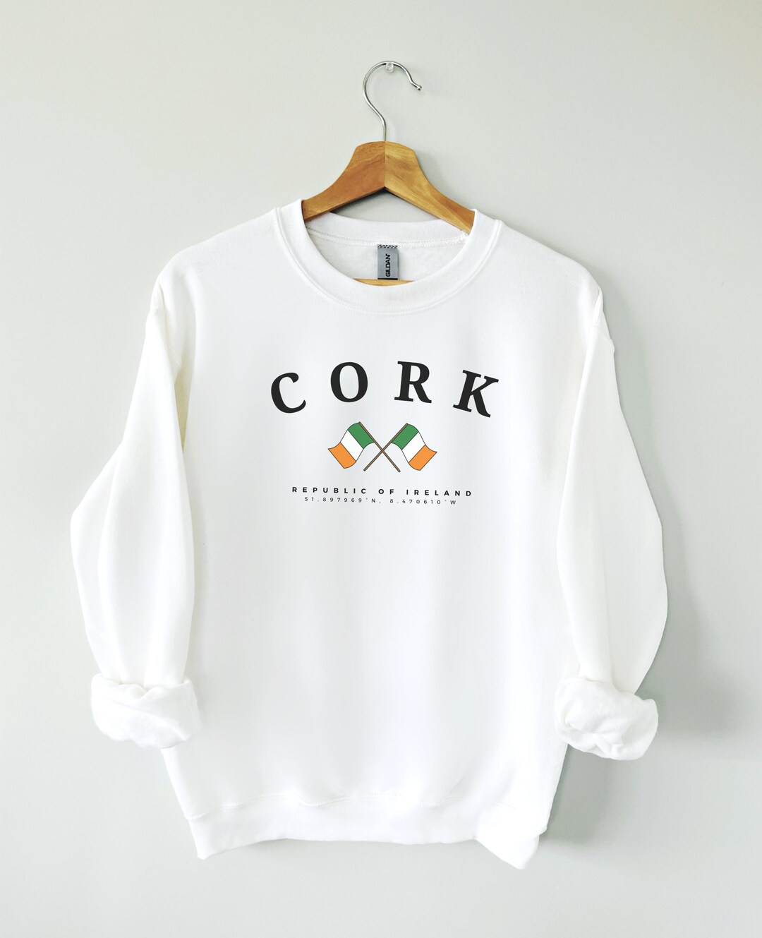 Cork Sweatshirt, Ireland, Cork Ireland Shirt, Cork Shirt, Ireland ...