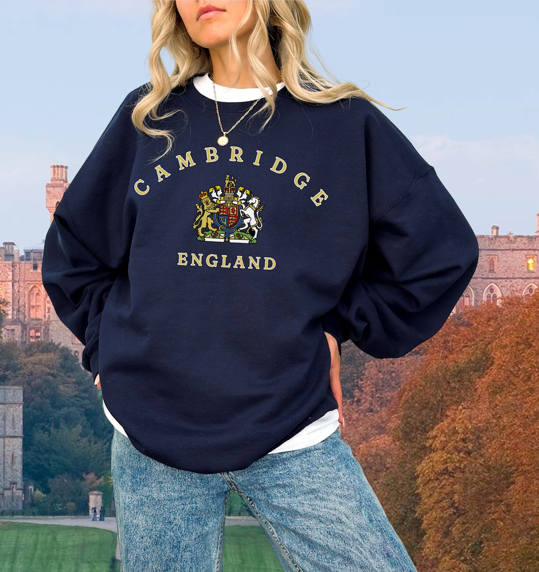 Cambridge England Sweatshirt, United Kingdom, UK, Cambridge Shirt ...
