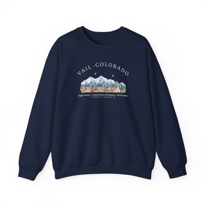 Vail Colorado Sweatshirt, Rocky Mountains Colorado, Vail Shirt, Ski ...