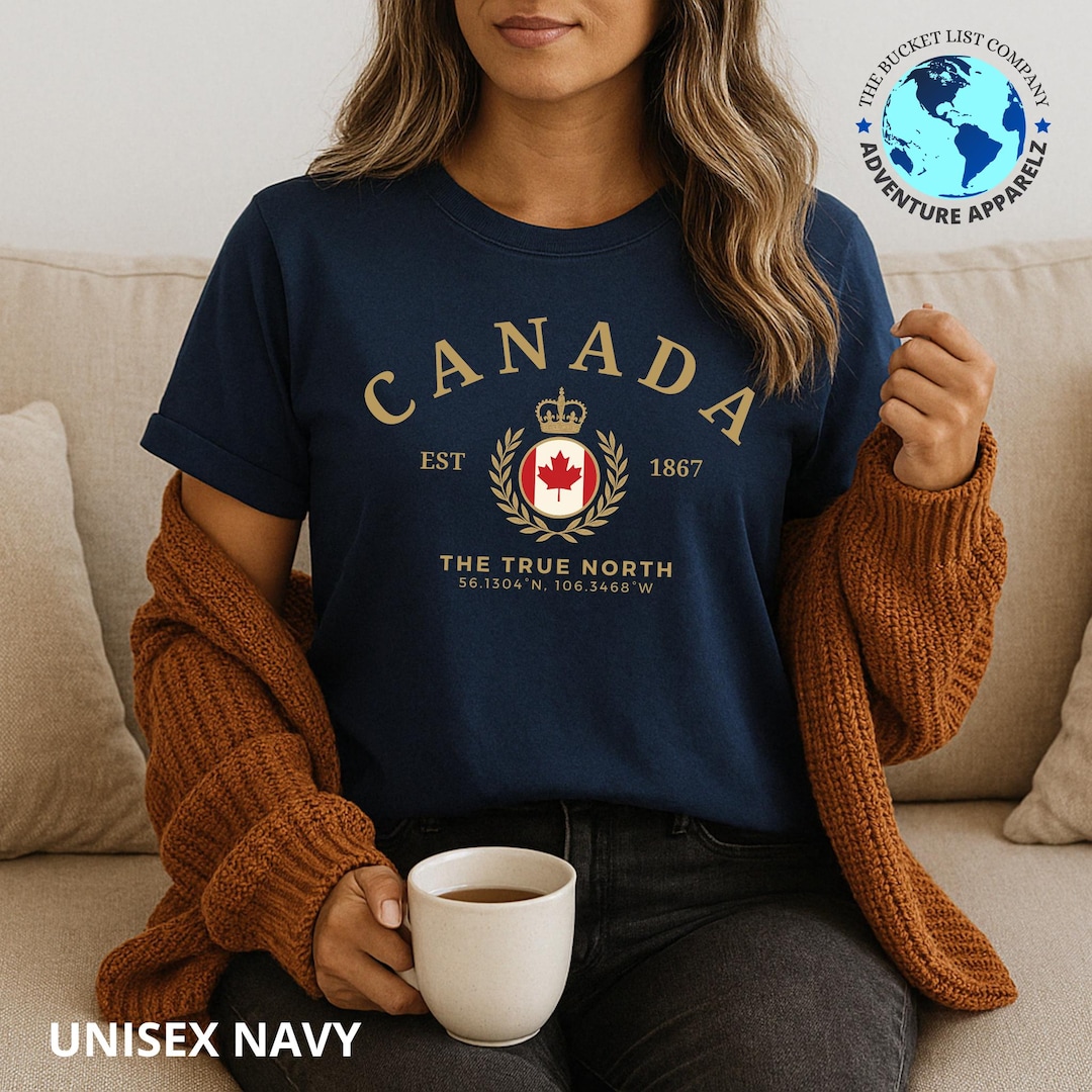 Canada Shirt, Canada T-shirt, Canada Vintage Style T-shirt, North ...