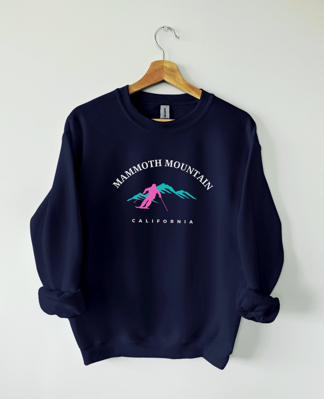 Mammoth Mountain Sweatshirt Unisex, Vintage Retro Style Sweatshirt ...