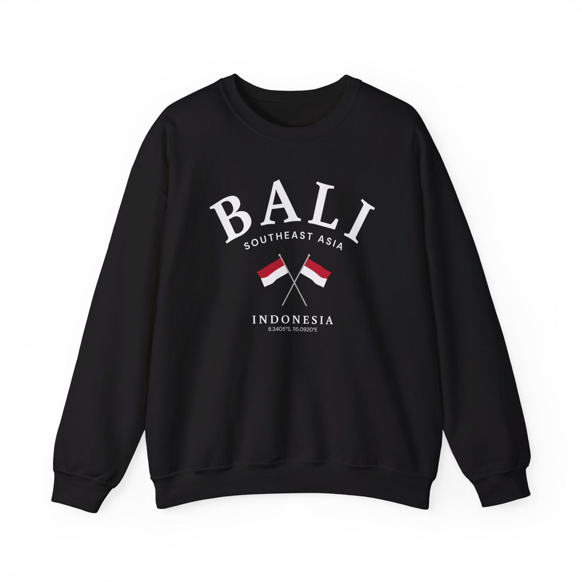 Bali Sweatshirt, Bali Indonesia, Bali Shirt, Indonesia Flag, Crewneck ...
