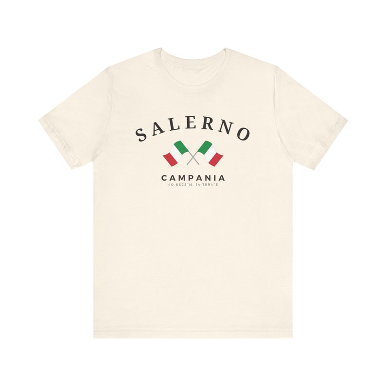 Salerno T-shirt, Salerno Italy, Salerno Shirt, Italy Flag T-shirt ...