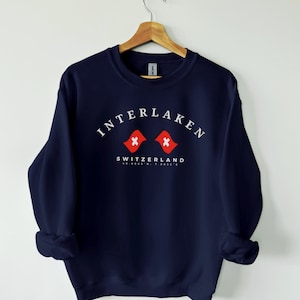 Interlaken Sweatshirt, Interlaken Switzerland, Interlaken Shirt ...