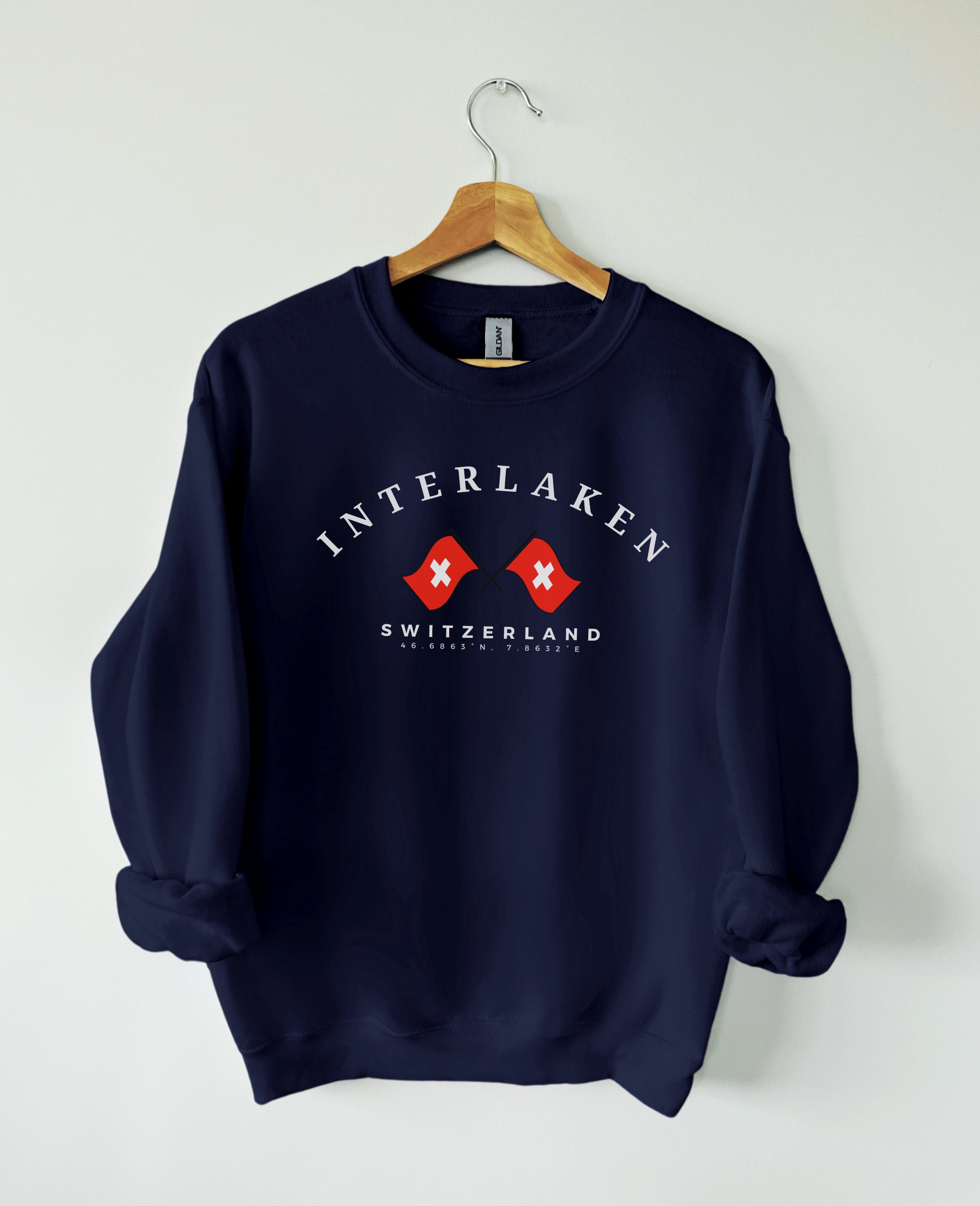 Interlaken Sweatshirt, Interlaken Switzerland, Interlaken Shirt ...