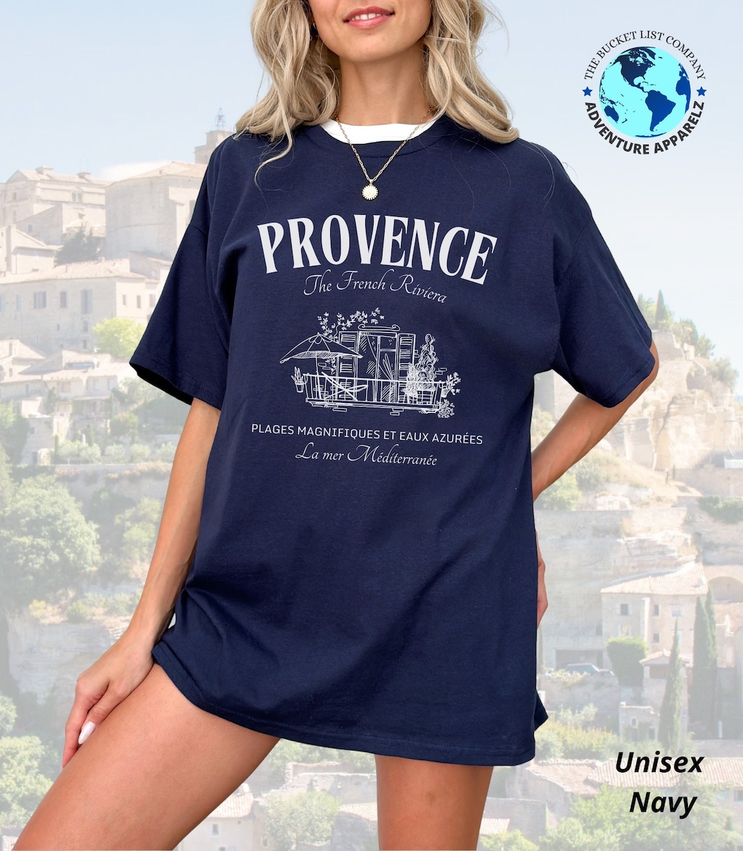 Provence T-shirt, French Riviera T-shirt, Provence Unisex Classic ...