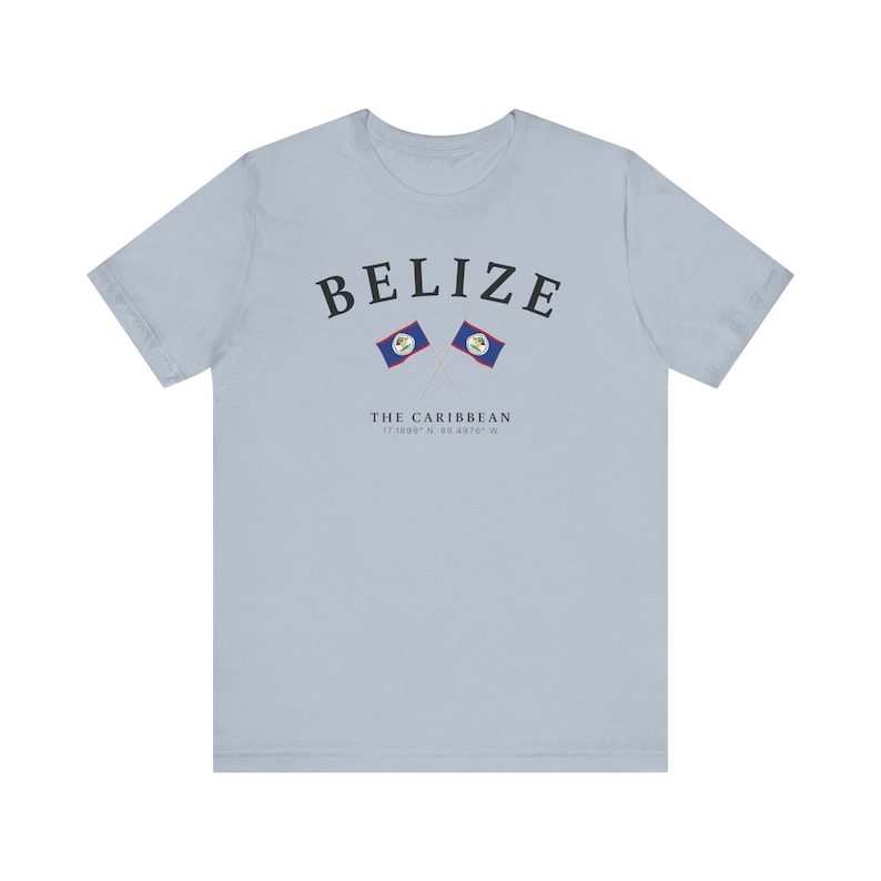 Belize T-shirt, Belize Souvenir, Belize Flag T-shirt, Belize Gift ...