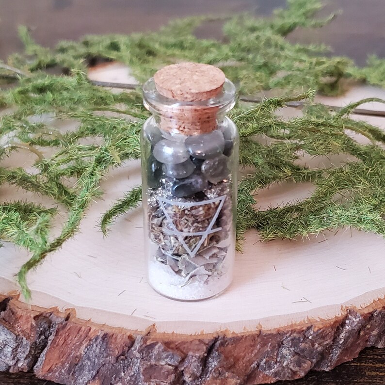 Elemental Spell Jars, Elements Spell Bottles, Air, Earth, Fire, Water ...