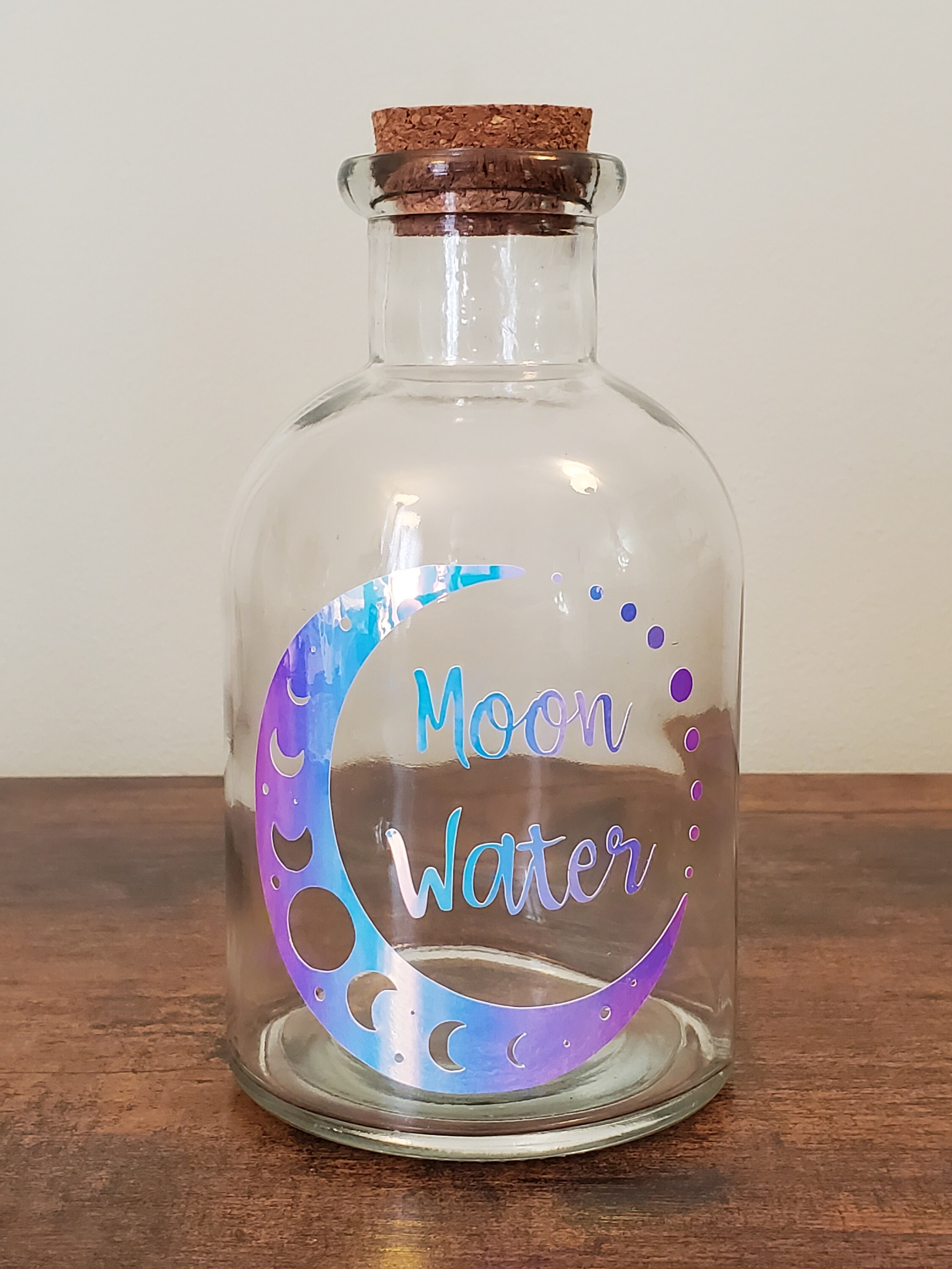 Moon Water Apothecary Jar, Moon Altar Jar, Spell Jar, Tea Jar, Spice ...