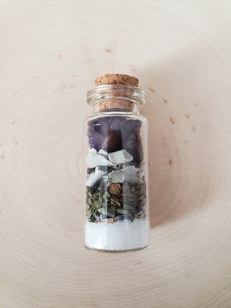 Anxiety Relief Spell Jars, Spell Bottles, Intention Jars, Intention ...