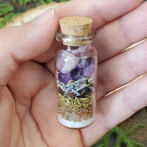 Peaceful Sleep Spell Jars, Spell Bottles, Intention Jars, Intention ...