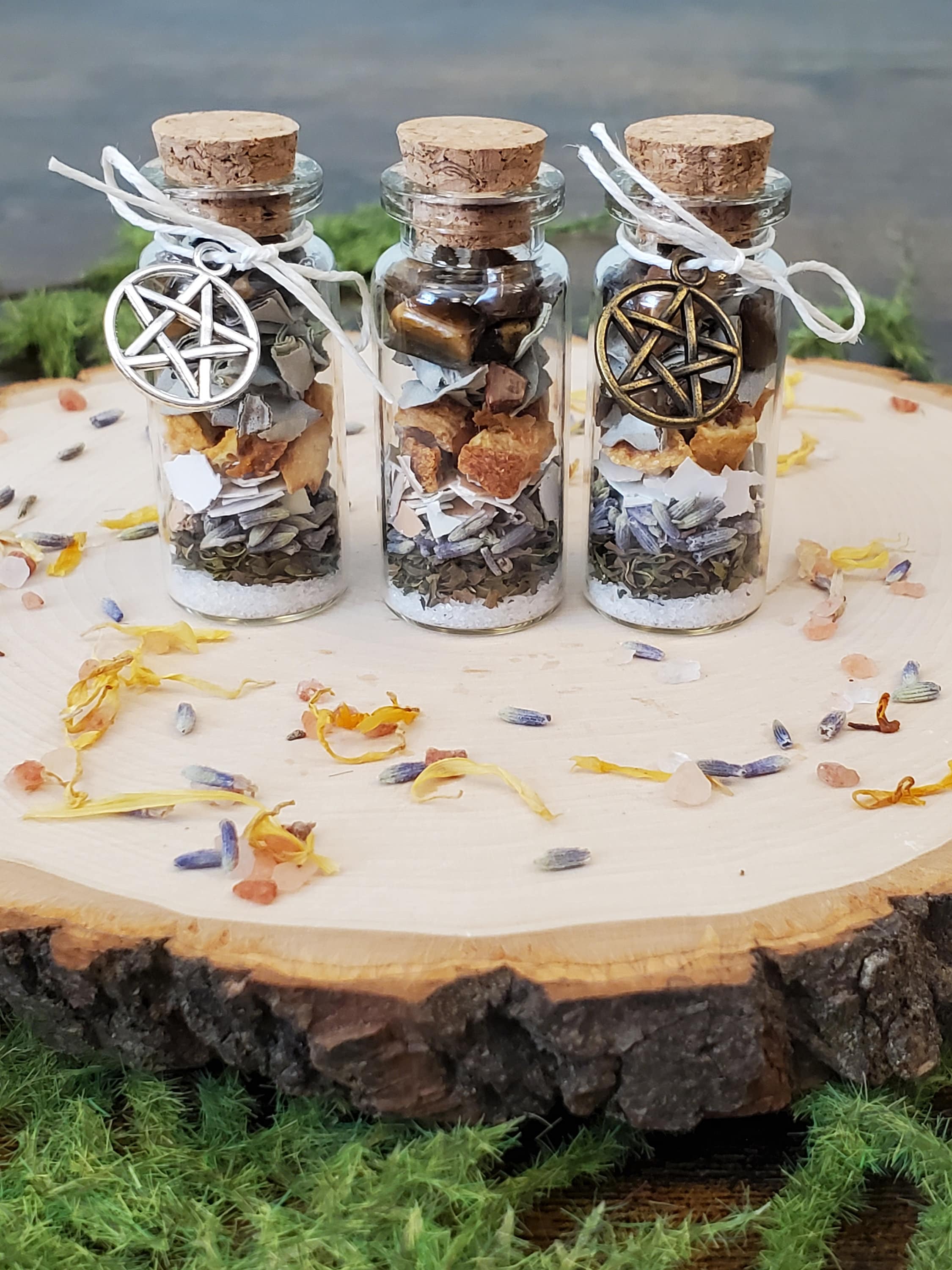 Safe Travels Spell Jars, Love Spell Bottles, Intention Jars, Intention ...