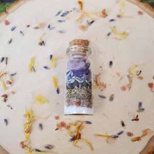 Peaceful Sleep Spell Jars, Spell Bottles, Intention Jars, Intention ...