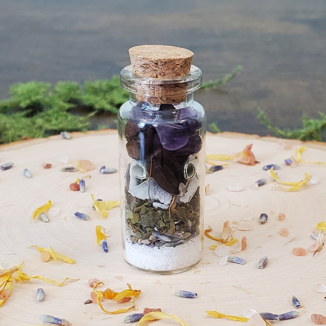 Anxiety Relief Spell Jars, Spell Bottles, Intention Jars, Intention ...