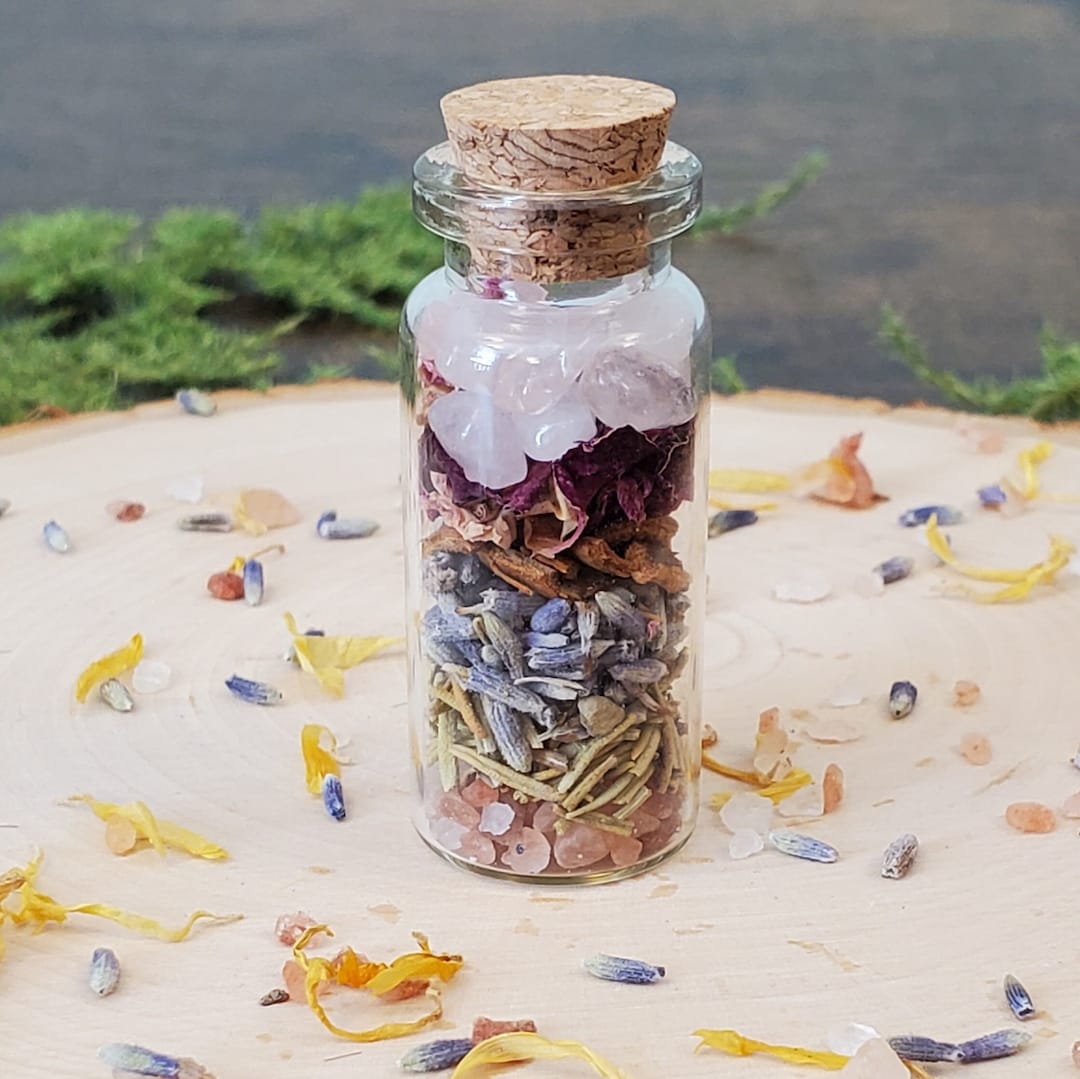Self Love Spell Jars, Spell Bottles, Intention Jars, Intention Bottles ...