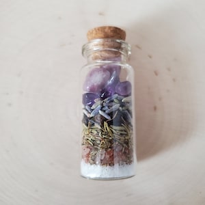 Peaceful Sleep Spell Jars, Spell Bottles, Intention Jars, Intention ...
