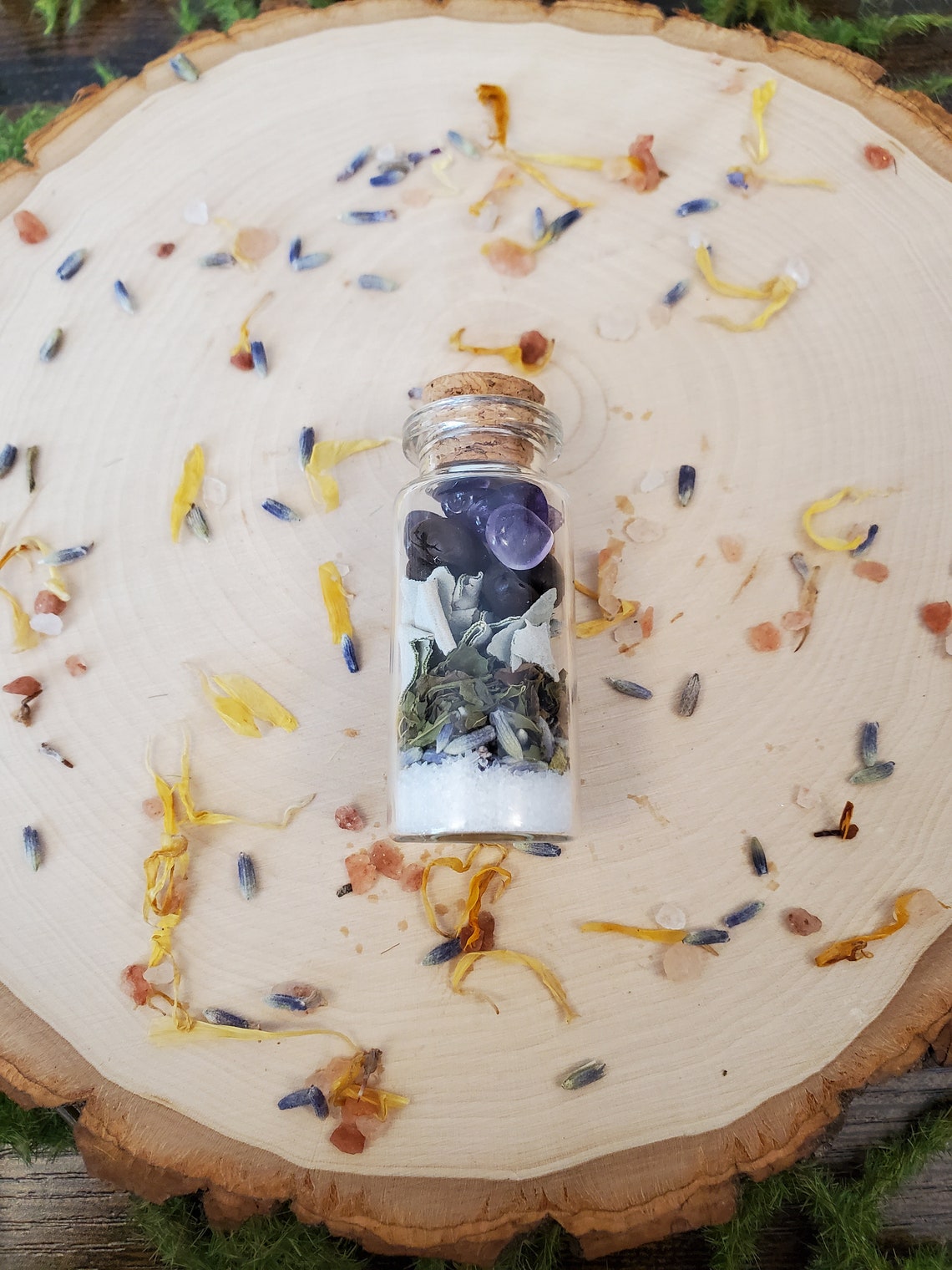 Anxiety Relief Spell Jars, Spell Bottles, Intention Jars, Intention ...