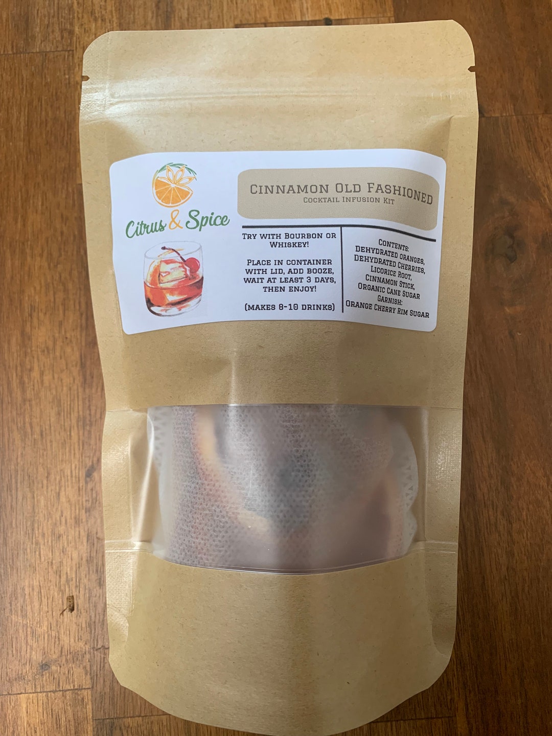 Cinnamon Old Fashioned Cocktail Infusion Kit - Etsy