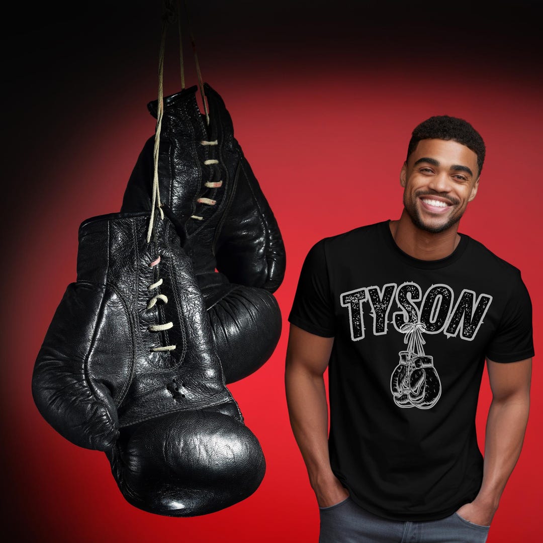 Tyson Tribute Boxing T-shirt, Mike Tyson Heavyweight Champion Tee ...