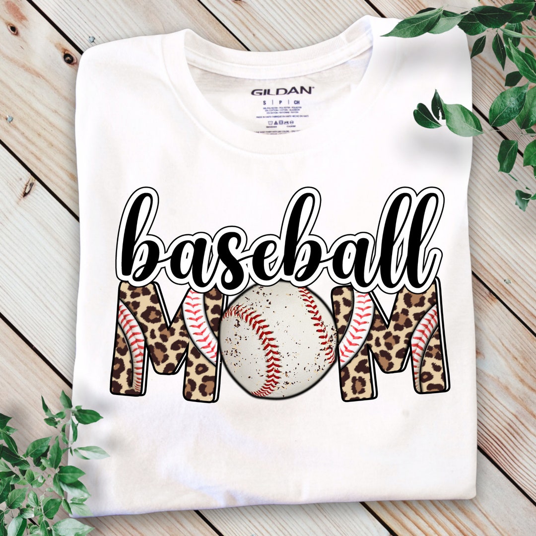 Baseball Mom Leopard Png Sublimation Design Download,baseball Mom Png ...