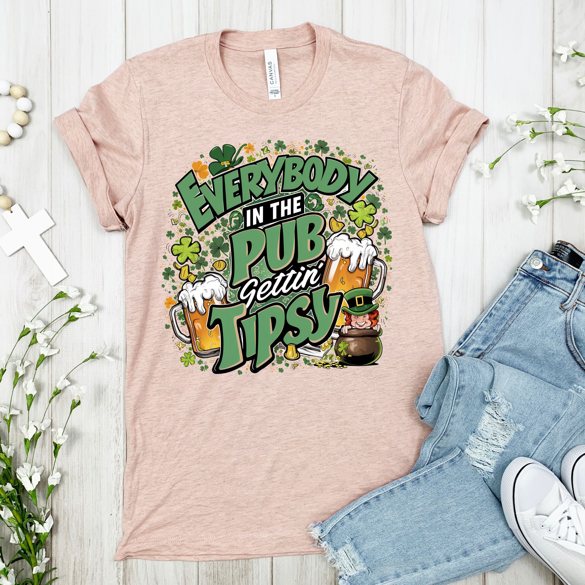 Everybody in the Pub Gettin Tipsy PNG, St Paddy's PNG, St Patricks Day ...