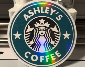 Starbucks Logo Custom Sticker - Etsy