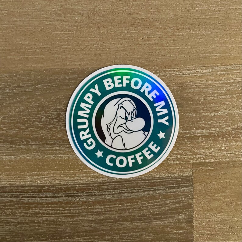 Starbucks Disney Character Coffee Stickers Waterproof - Etsy