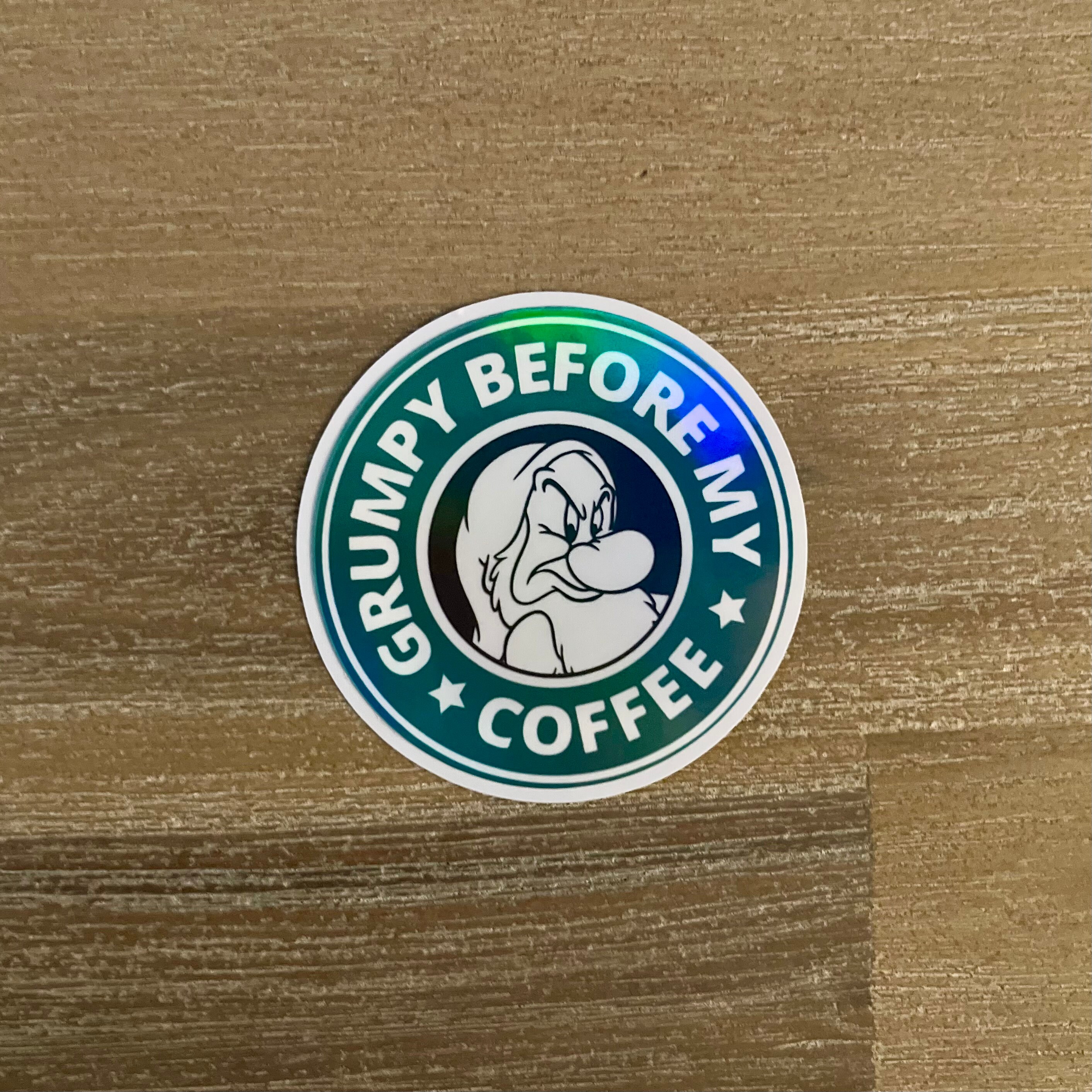 Starbucks Disney Character Coffee Stickers, Waterproof, Holographic ...