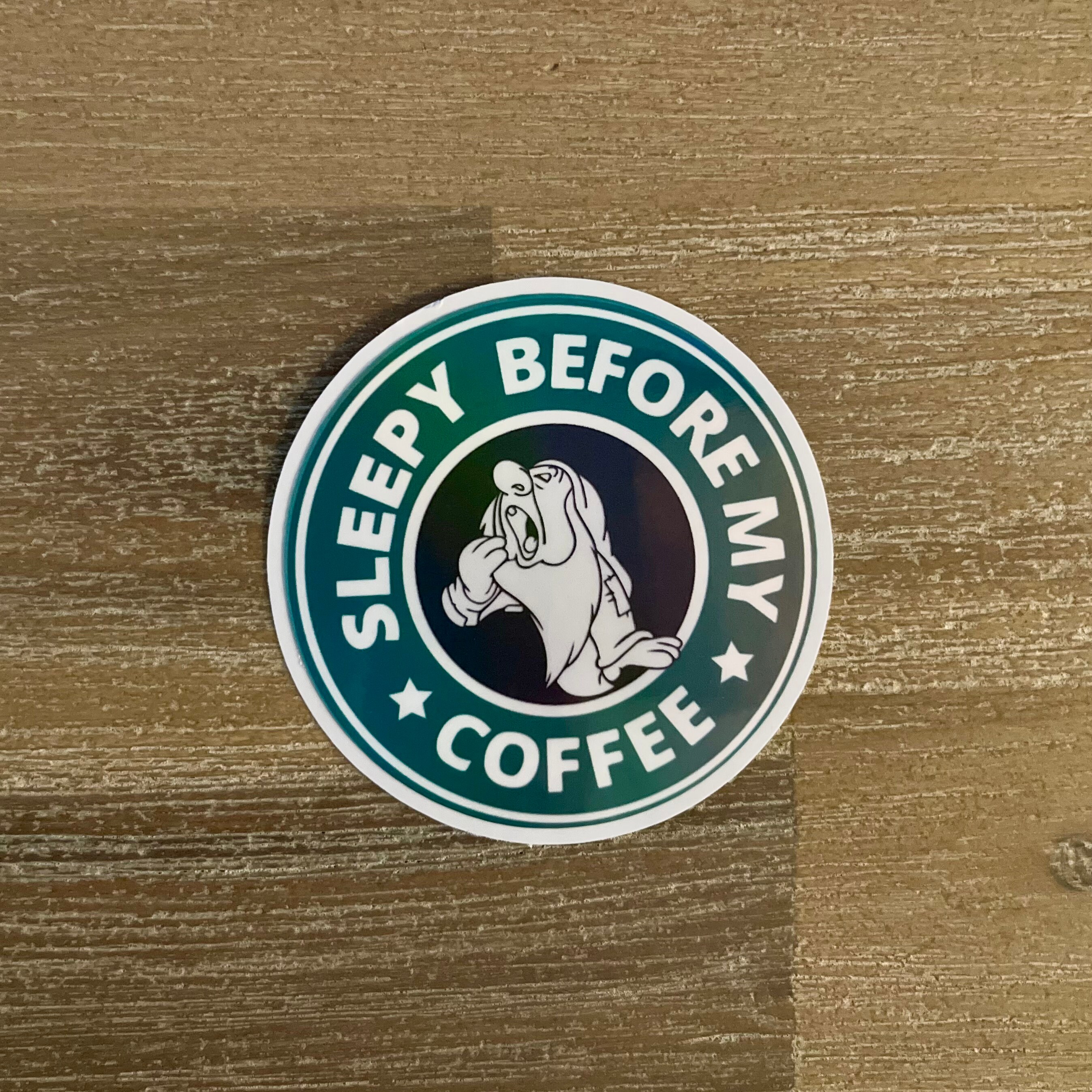 Starbucks Disney Character Coffee Stickers, Waterproof, Holographic ...