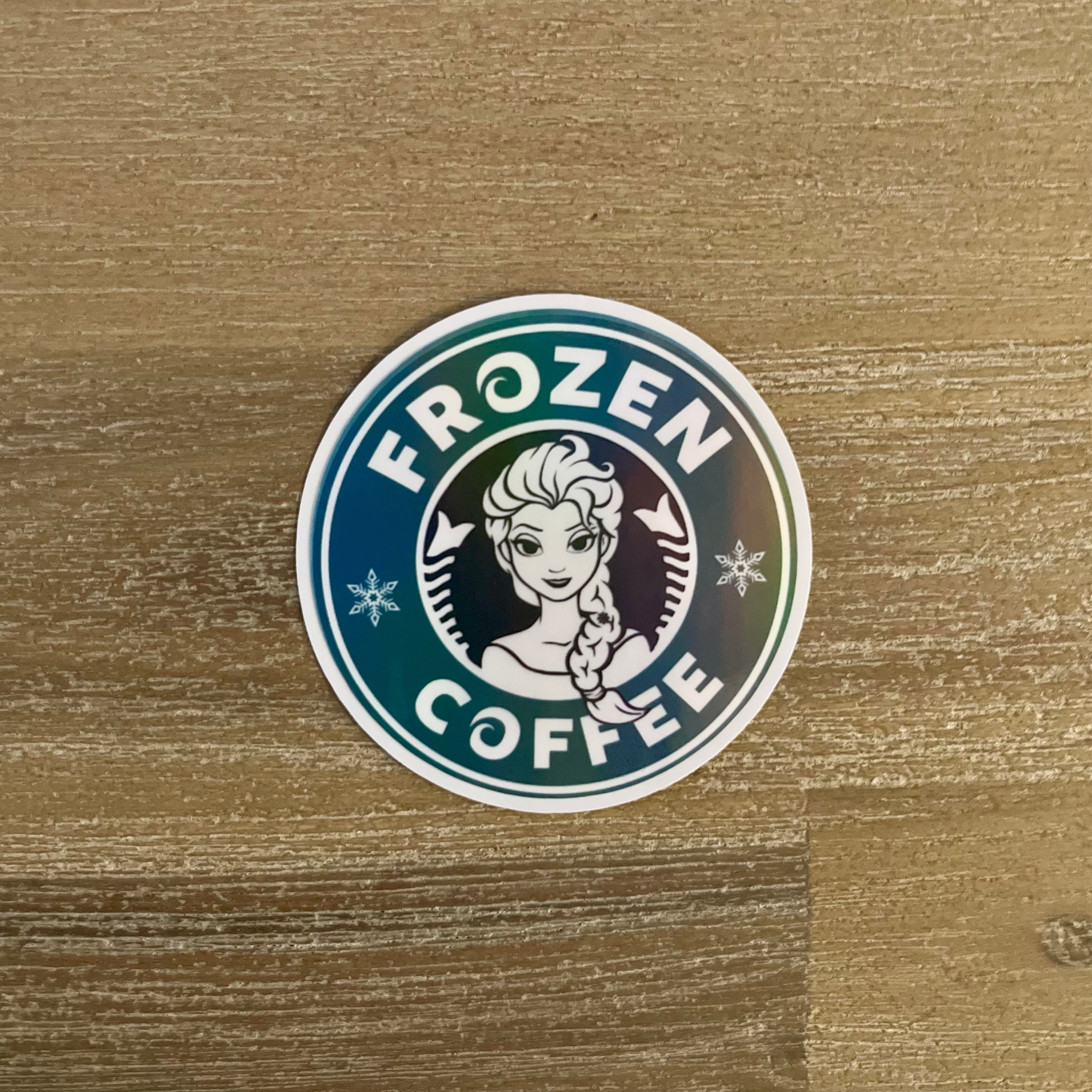 Starbucks Disney Character Coffee Stickers, Waterproof, Holographic ...