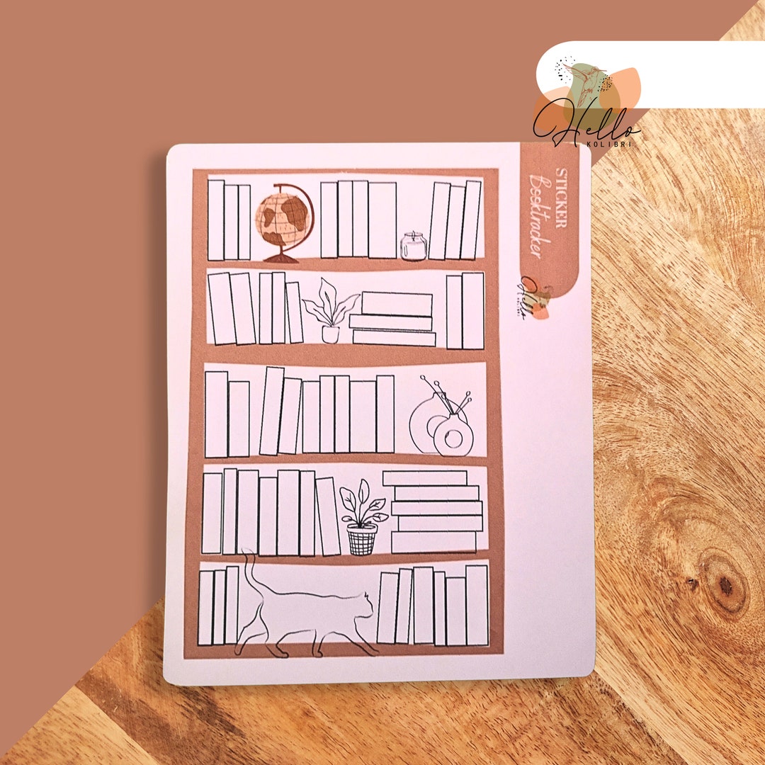 Book Tracker Stickers Reading Diary Reading Achievements - Etsy