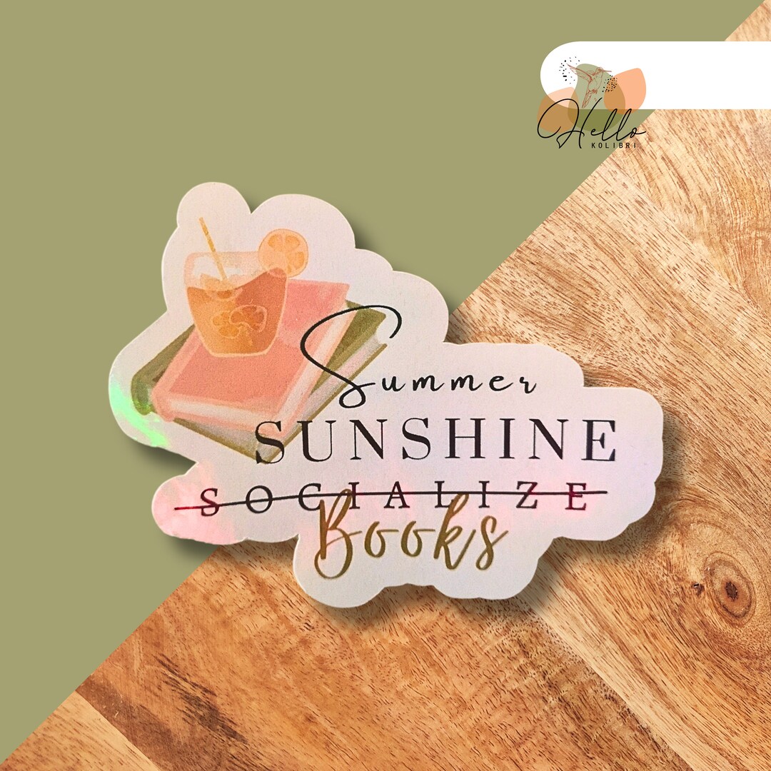 Social Anxiety Sticker Holographic Vinyl Sticker Waterproof - Etsy