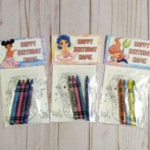 Choose Your Theme,character, or Team Mini Coloring Books, Party Favors ...