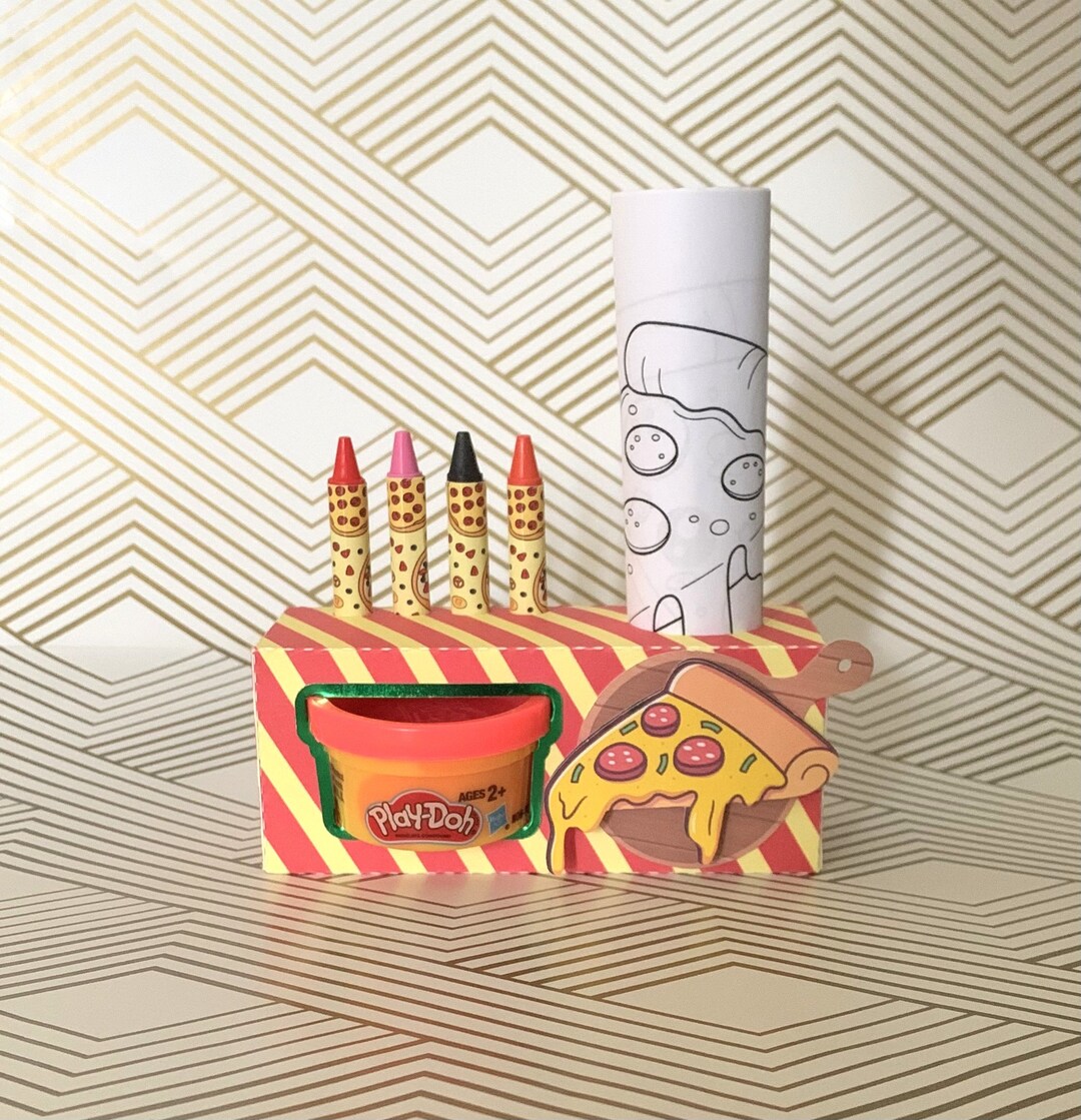 Pizza Party Party Favor Box, Party Favors, Birthday Parties, Pizza ...
