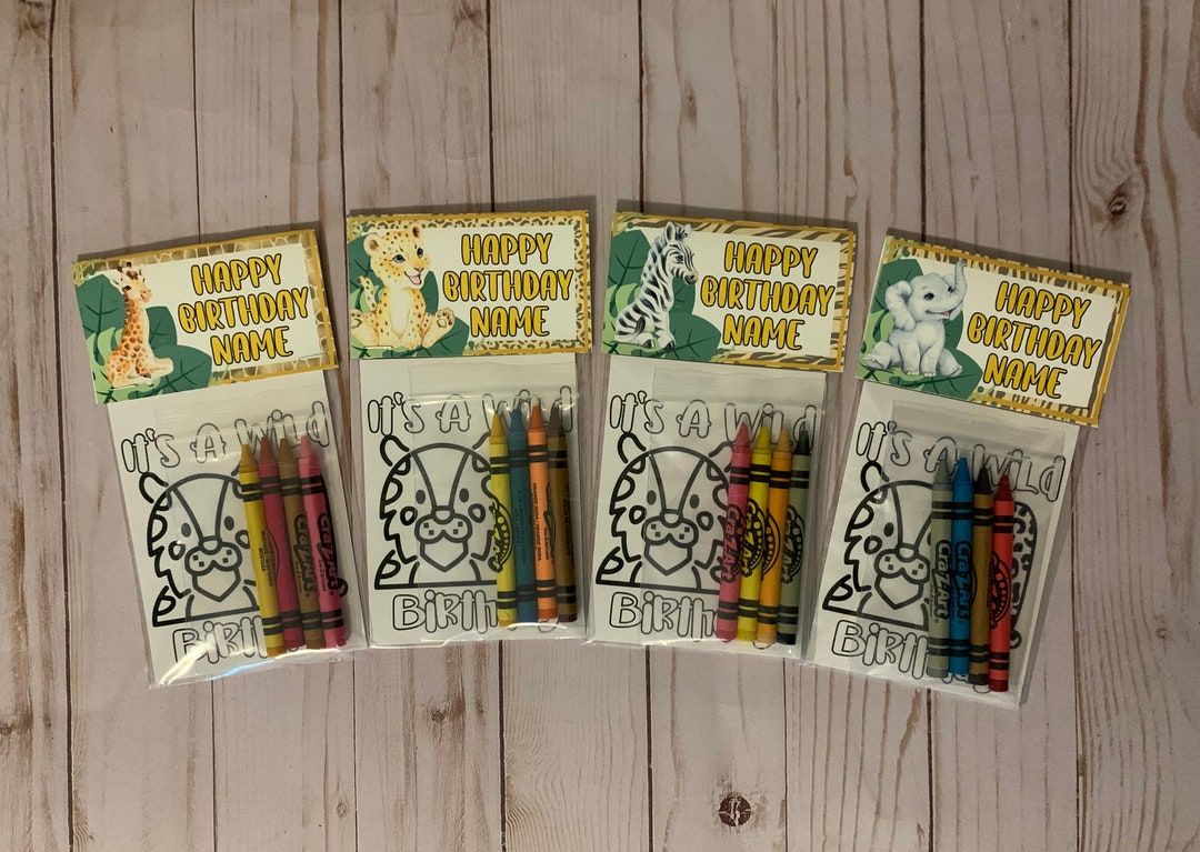 Wild One Themed Mini Coloring Books, Party Favors, Birthday Parties ...