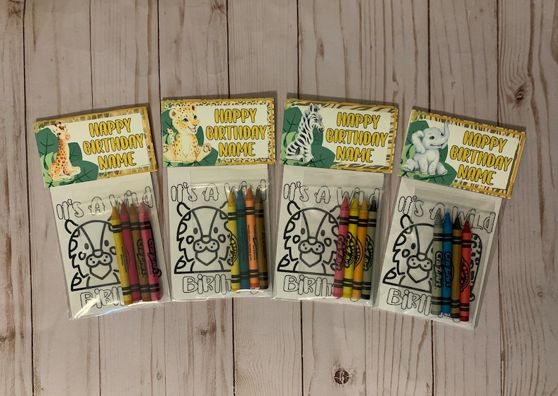 Wild One Themed Mini Coloring Books, Party Favors, Birthday Parties ...