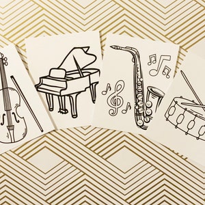 Music Themed Party Mini Coloring Books, Party Favors, Birthday Parties ...