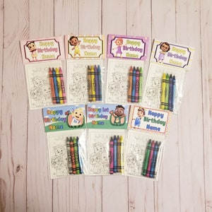 Choose Your Theme,character, or Team Mini Coloring Books, Party Favors ...