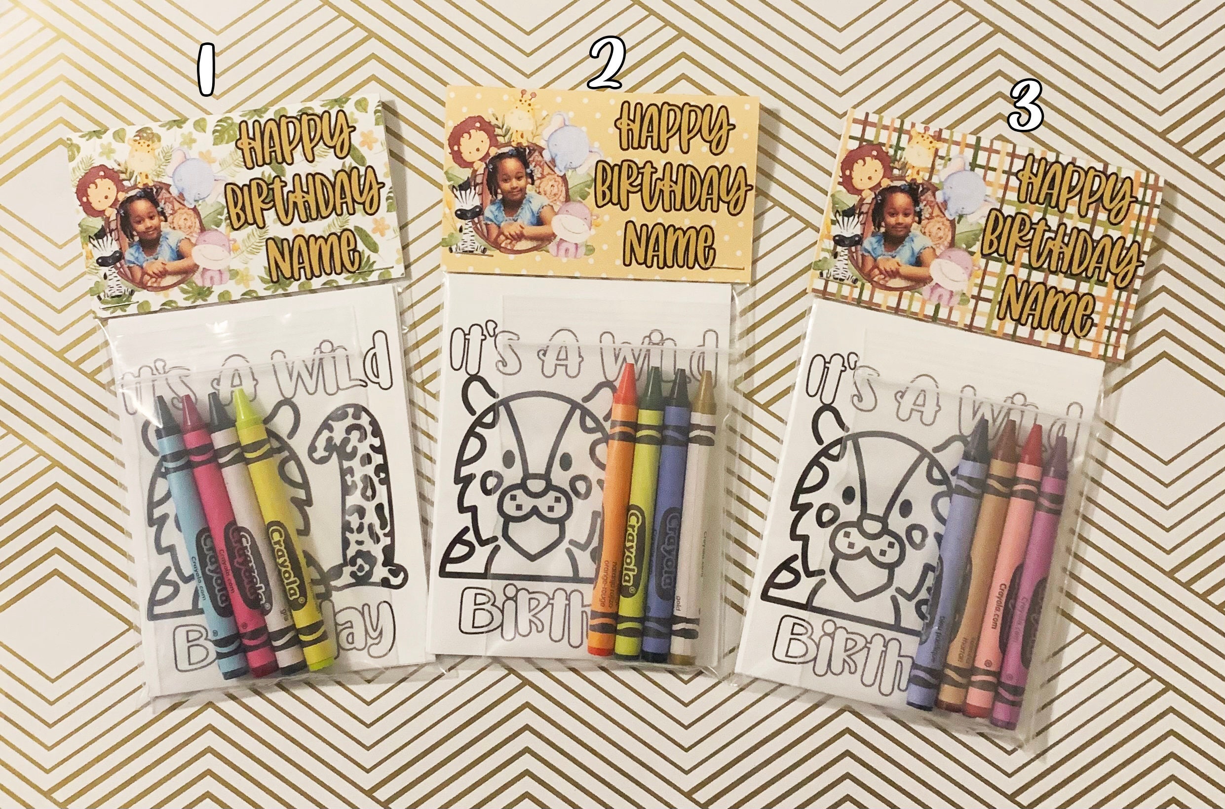 Wild One Themed Mini Coloring Books, Party Favors, Birthday Parties ...