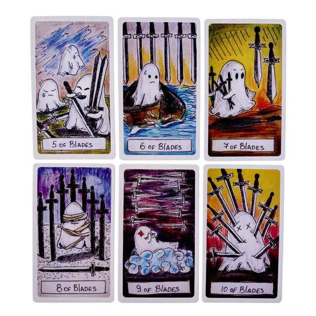 Cute Ghost Tarot Deck - Etsy