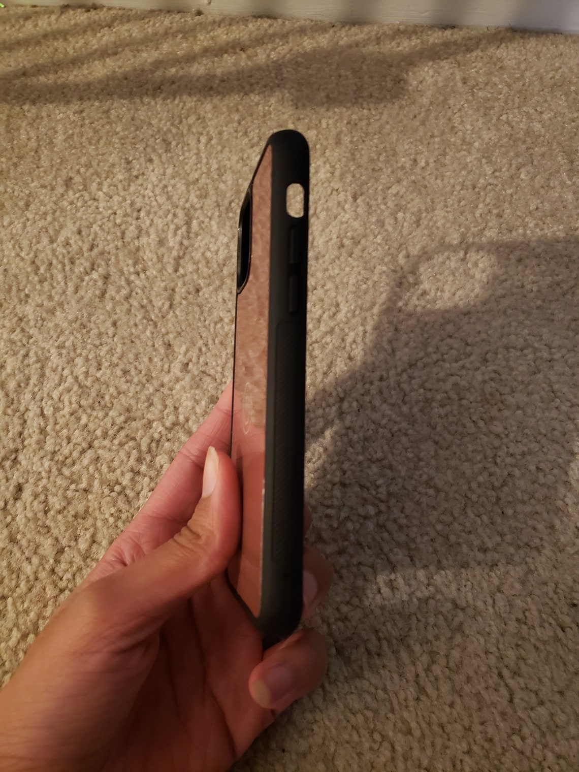 Brown Simple Smiley iPhone 11 Pro Phone Case, Simple Smiley Brown, Aesthetic Brown Minimalist ...