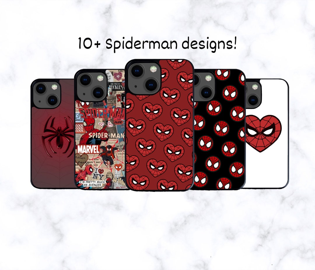 Spiderman iPhone Case, Marvel Superhero Phone Cover Spiderverse, Comic ...