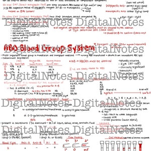 Medical Laboratory Science Blood Bank Digital Notes - Etsy