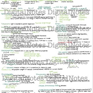Medical Laboratory Science Chemistry Digital Notes - Etsy