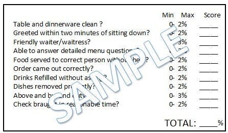 Printable-handy Restaurant Tip Guide & Calculator Card - Etsy