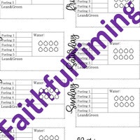 Optavia 5 and 1 Journal Pages, Optavia 5 and 1 Planner, Weight-loss ...