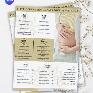 Editable Price List, Pricelist Template, Pricing Guide, Digital Price ...