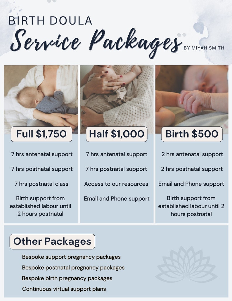 Editable Price List, Pricelist Template, Pricing Guide, Digital Price ...