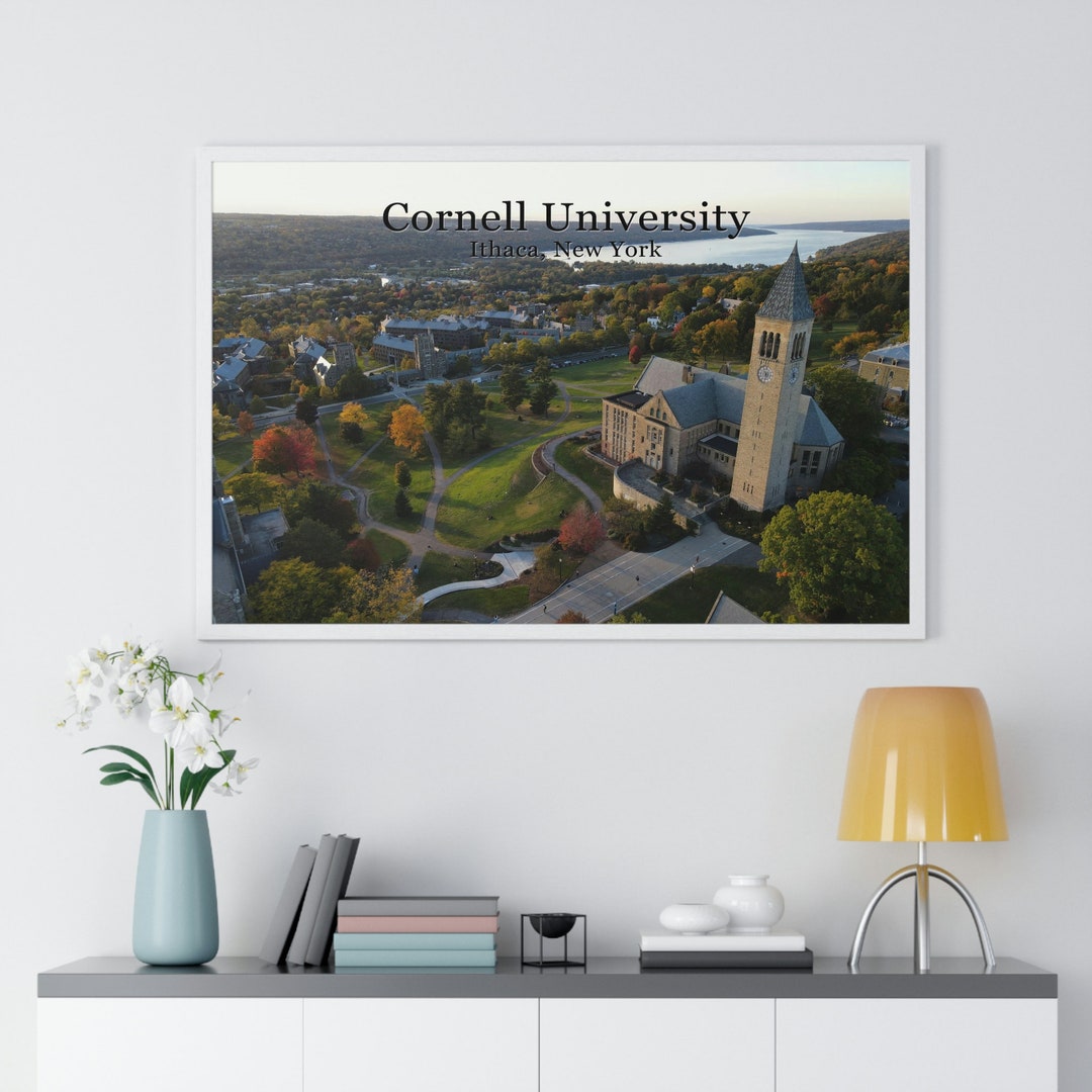 Cornell University in College Scenery Collection, Premium Framed ...