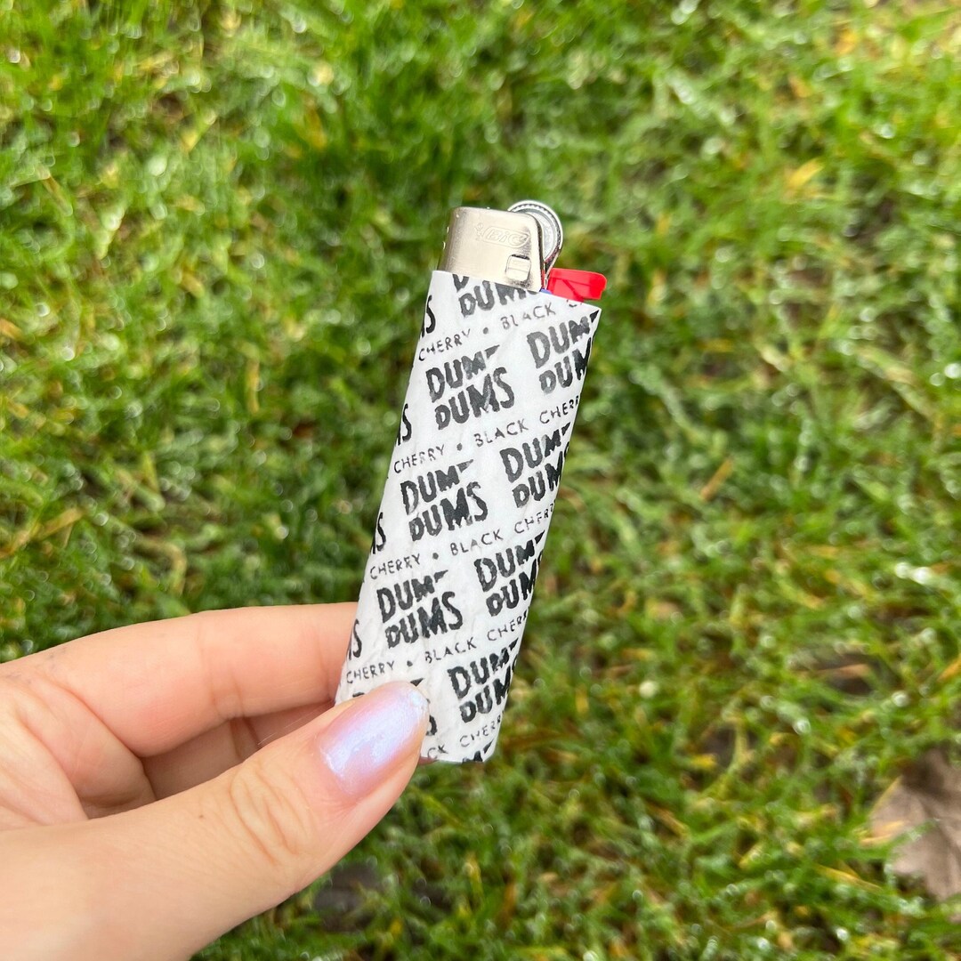 Dum Dum Lighter, Black Cherry Candy Wrapped Specialty Bic Lighter - Etsy